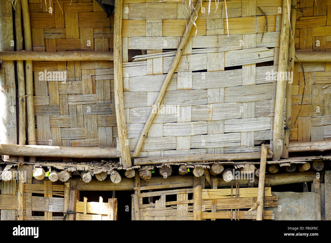 Woven bamboo wall hi-res stock photography and images - Alamy