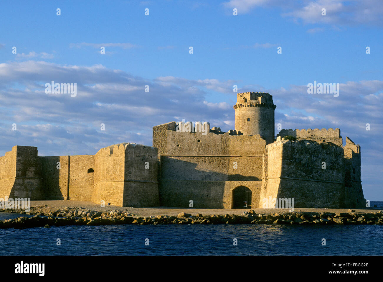 Aragonese castle, Le Castella, Isola di Capo Rizzuto, Calabria, Italy ...