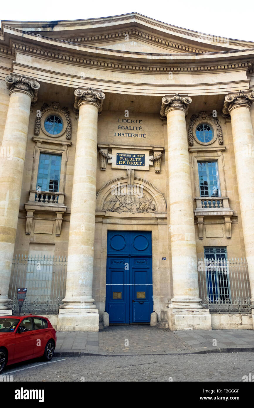 Law faculty building university paris hi-res stock photography and ...