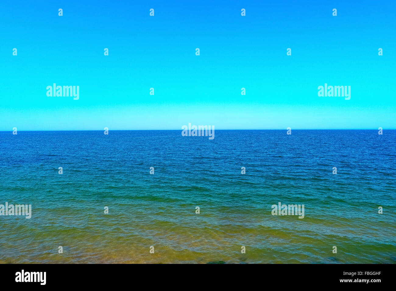 Scenery calm blue sea hi-res stock photography and images - Alamy
