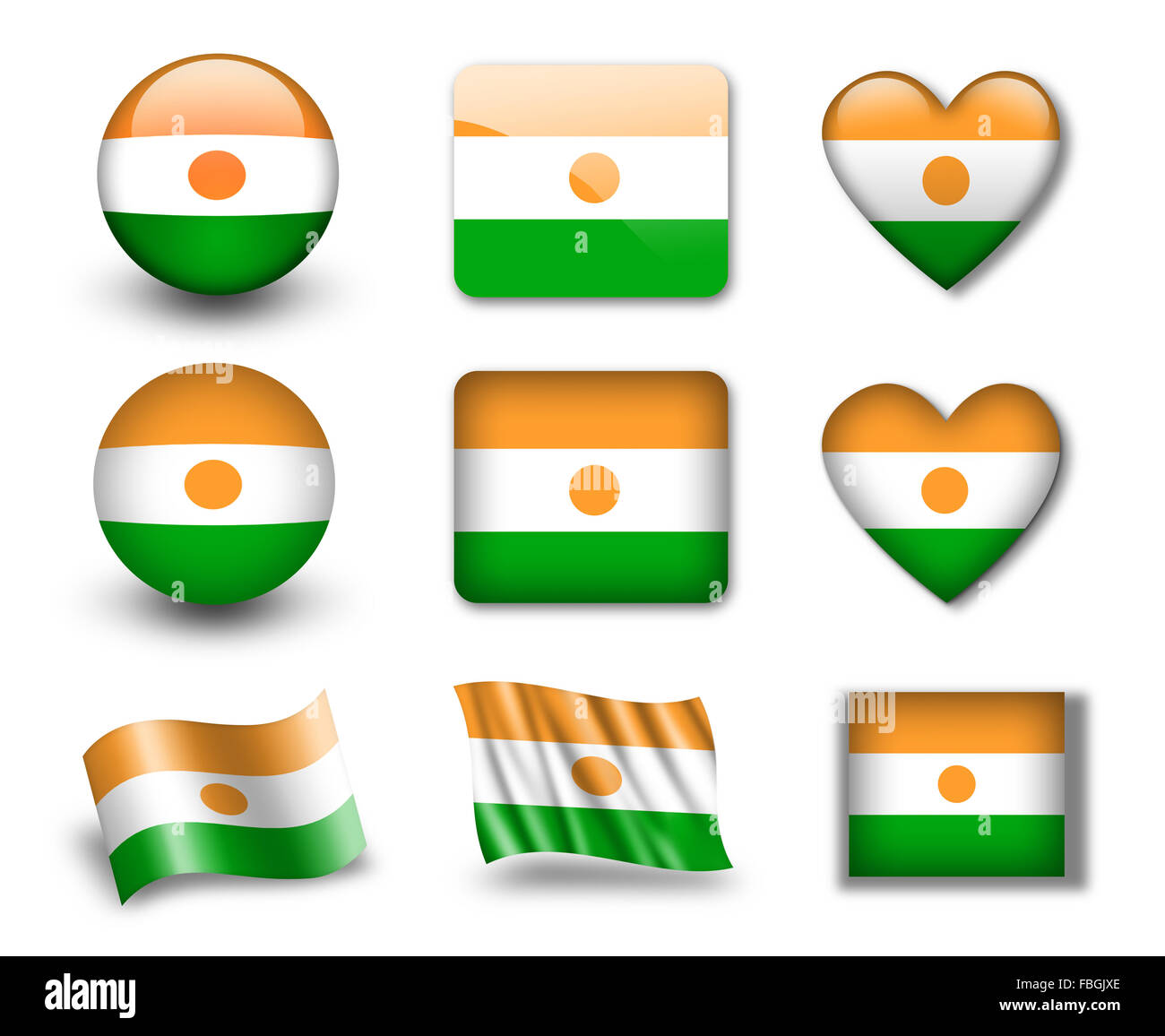 Flag niger niger circle hi-res stock photography and images - Alamy