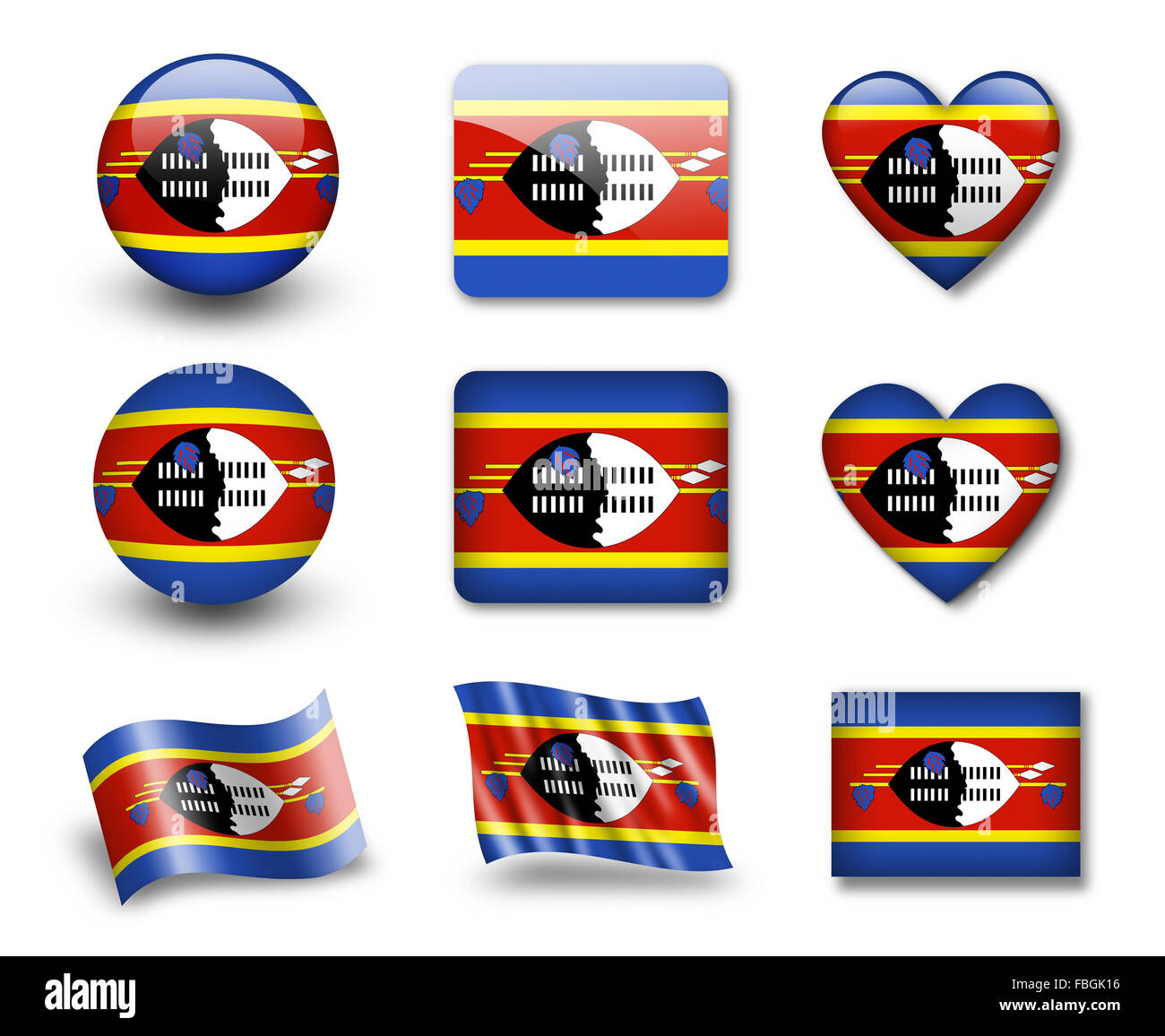 Swaziland badge hi-res stock photography and images - Alamy