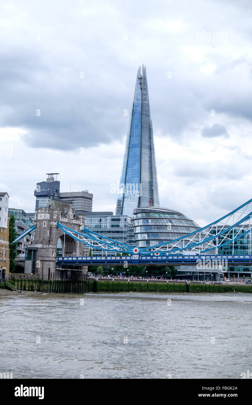 The Shard skyscraper near Tower Bridge, UK Stock Photo - Alamy
