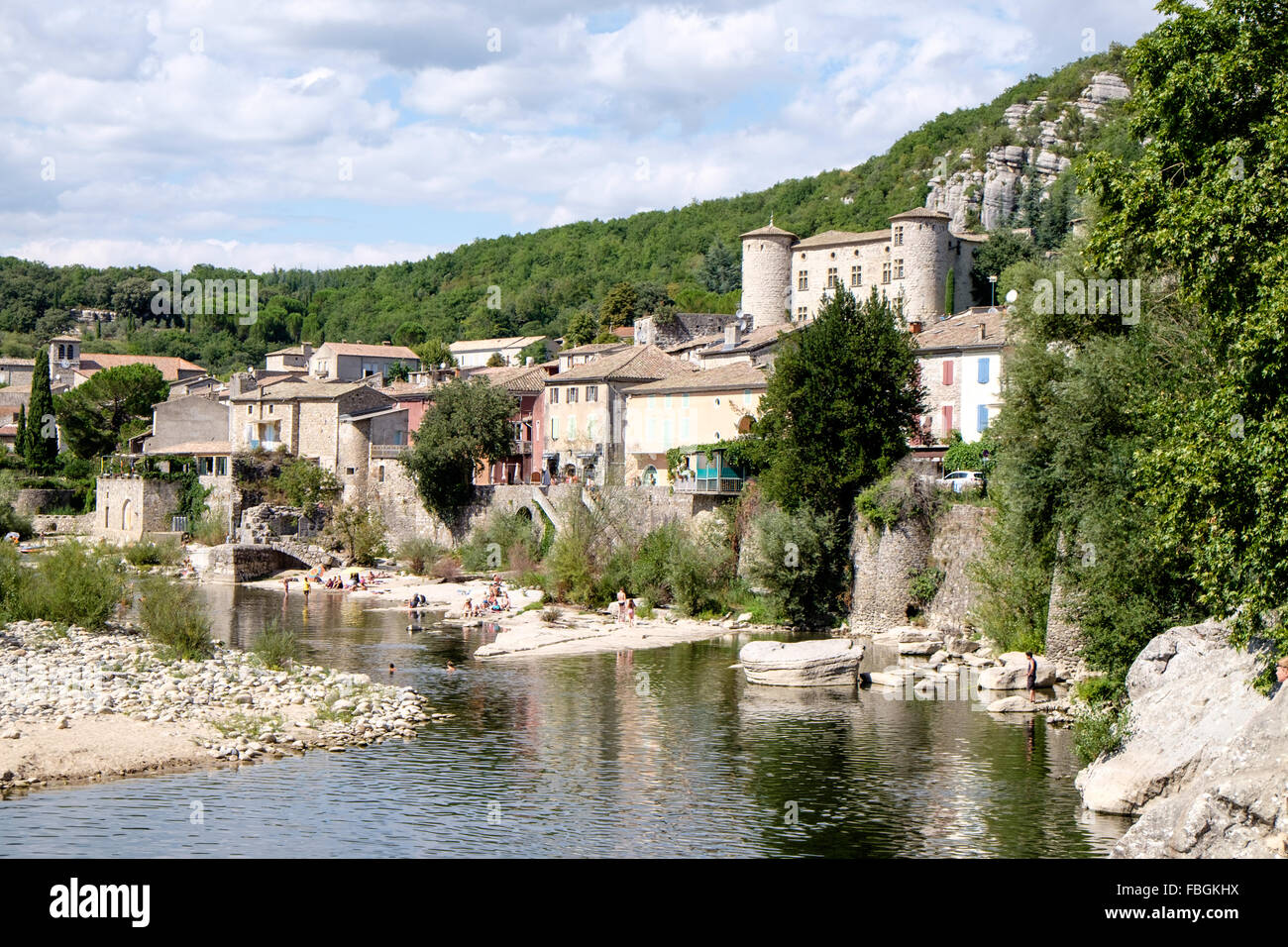 Village Ardeche Vogue France Stock Photos & Village Ardeche Vogue ...