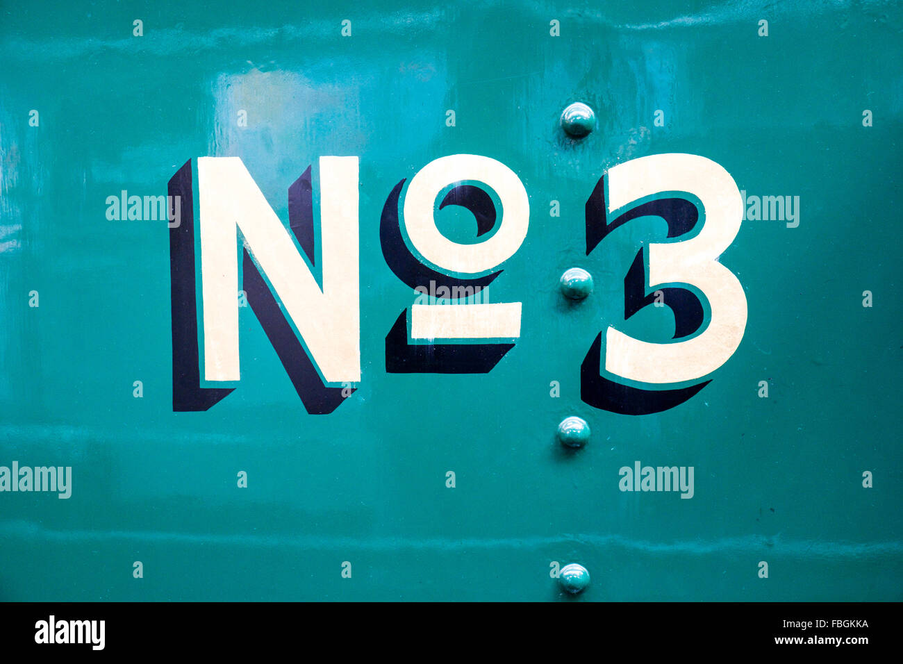 Railway locomotive number plate hi-res stock photography and images - Alamy