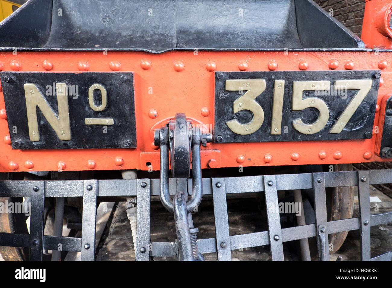 Locomotive number plate hi-res stock photography and images - Alamy
