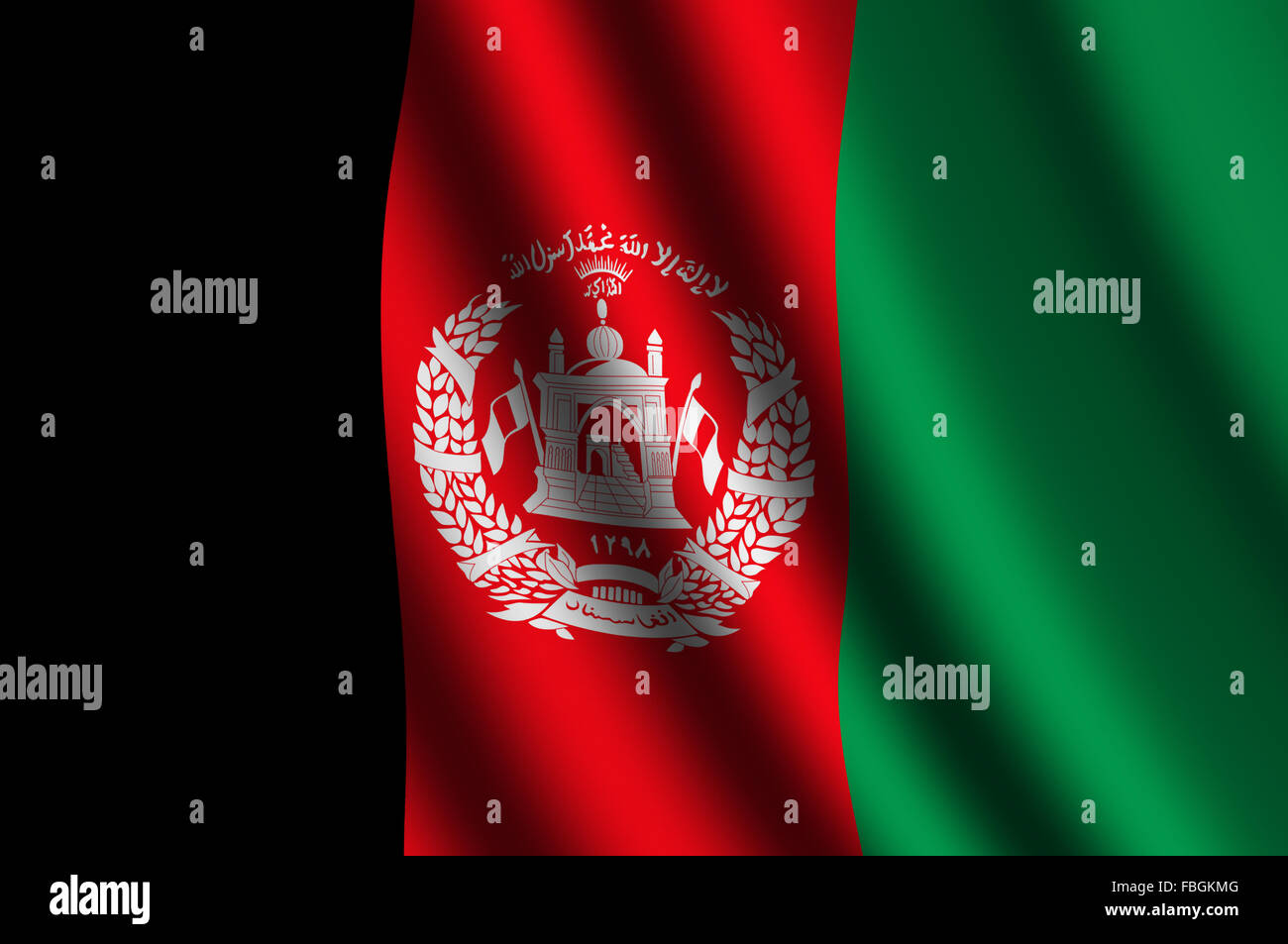 Flag afghanistan national country symbol hi-res stock photography and ...