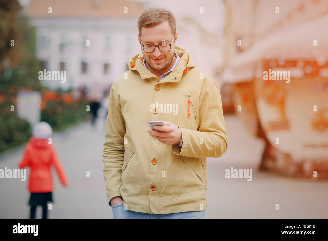man with phone Stock Photo - Alamy