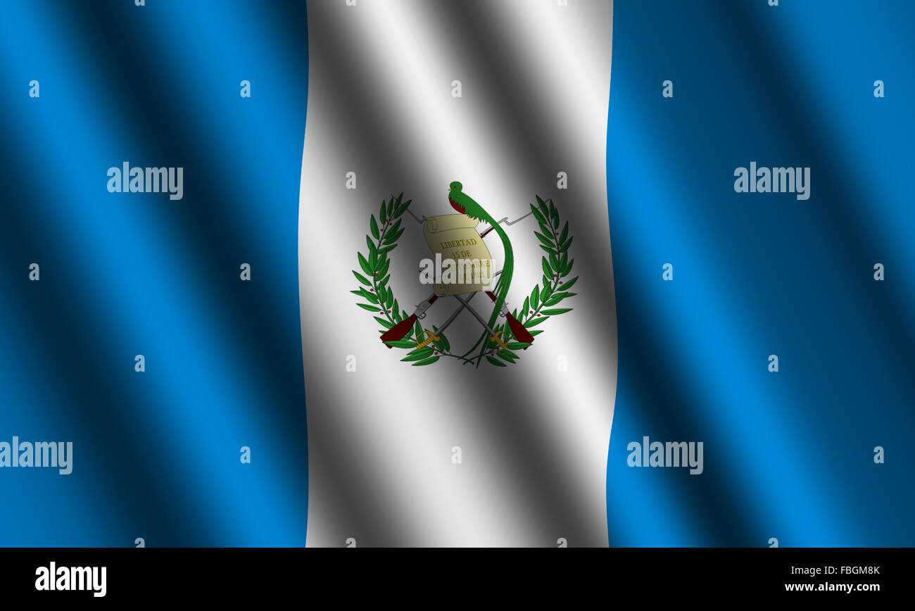 The Guatemala flag Stock Photo - Alamy