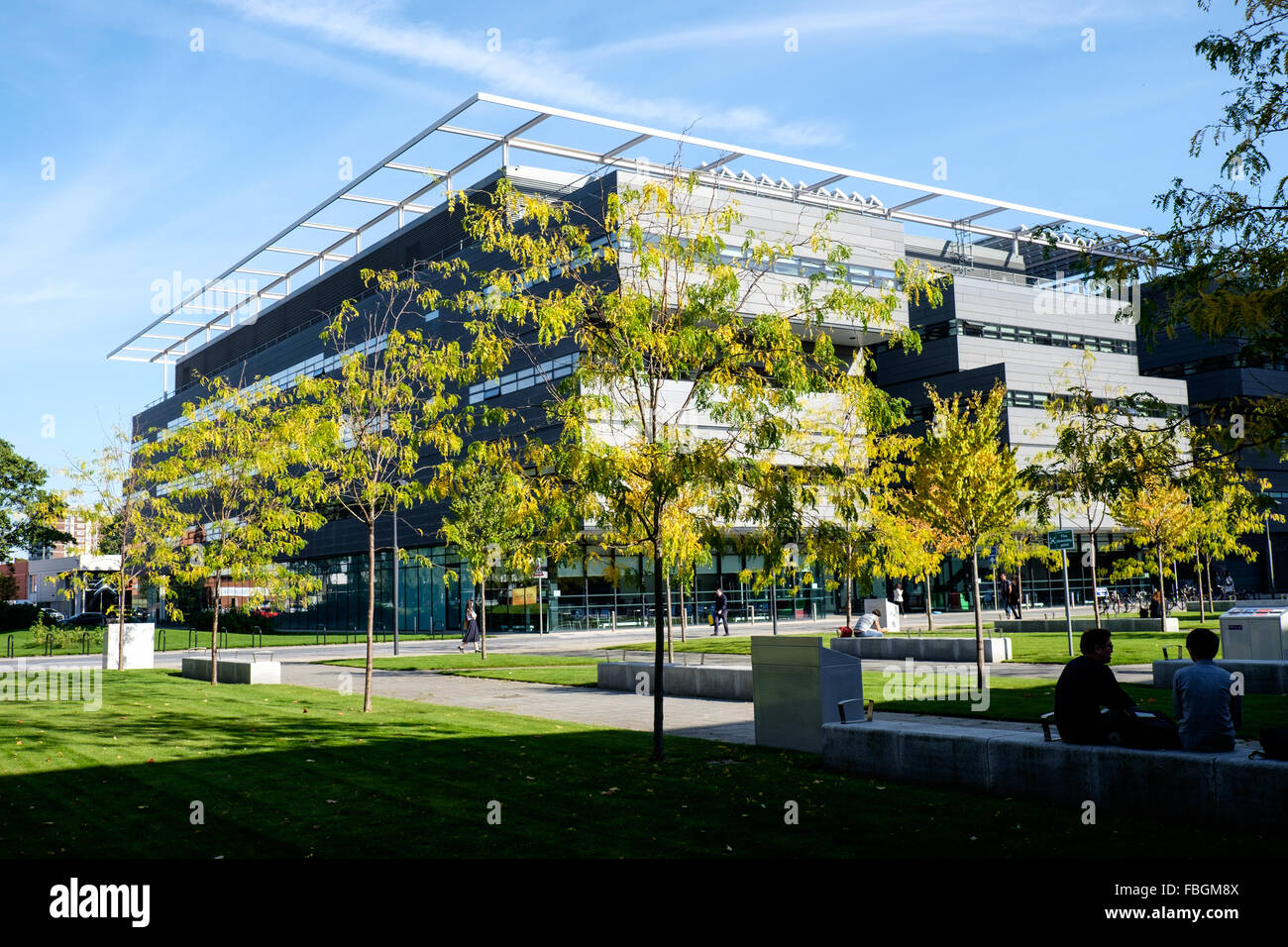Alan Turing building in autumn, The University of Manchester, UK Stock ...