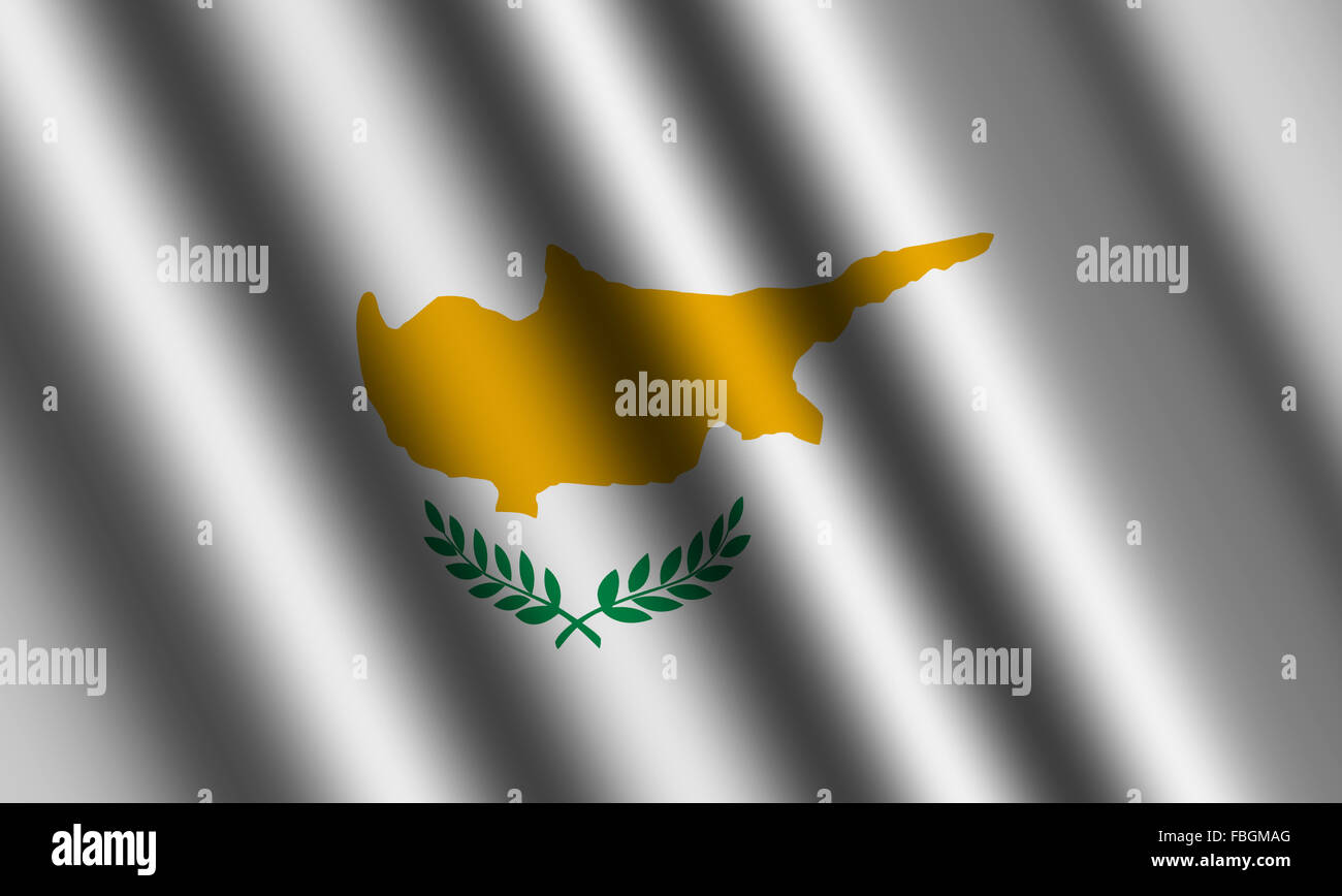 Cyprus silk flag hi-res stock photography and images - Alamy
