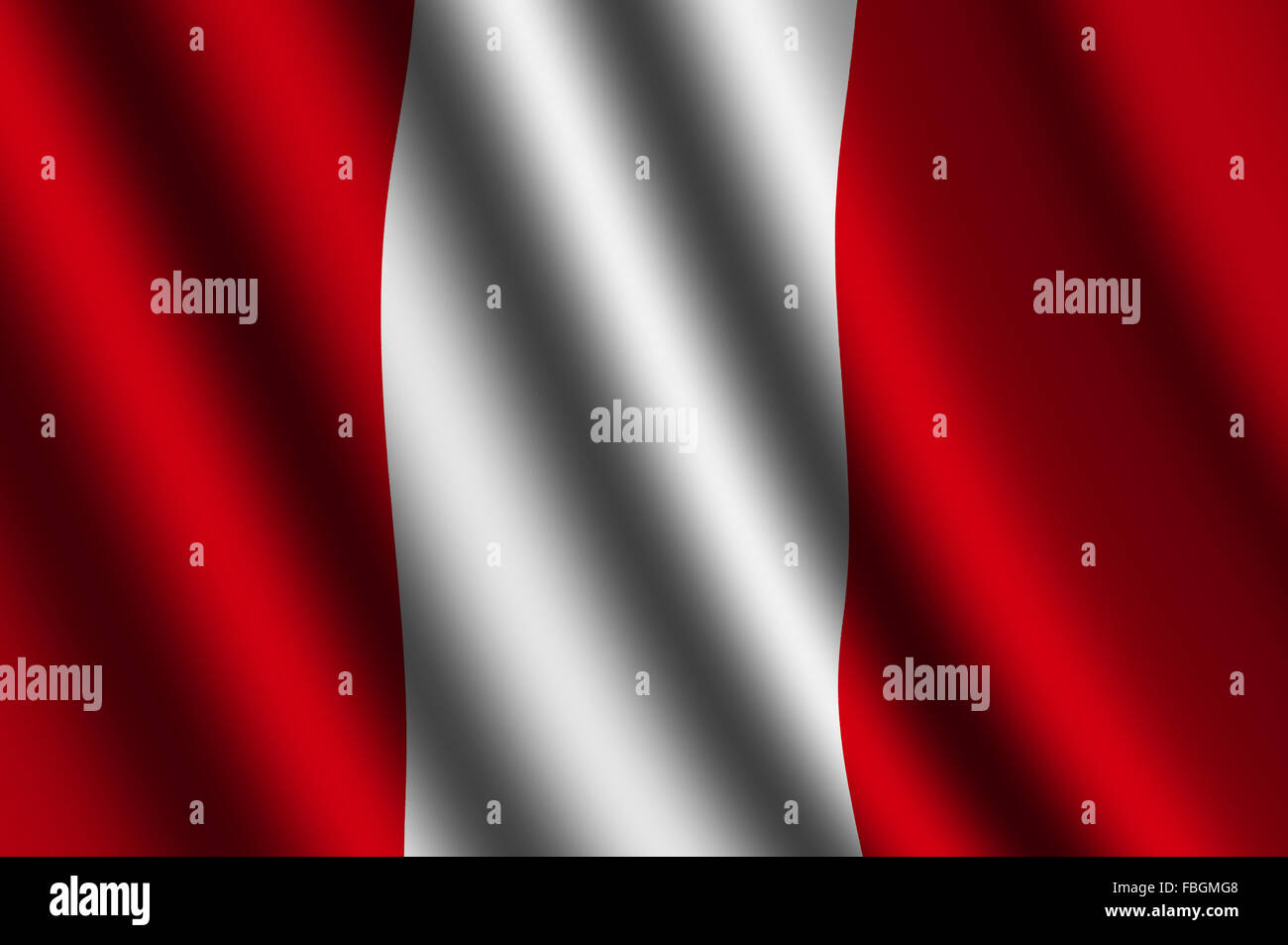 The Peru flag Stock Photo - Alamy