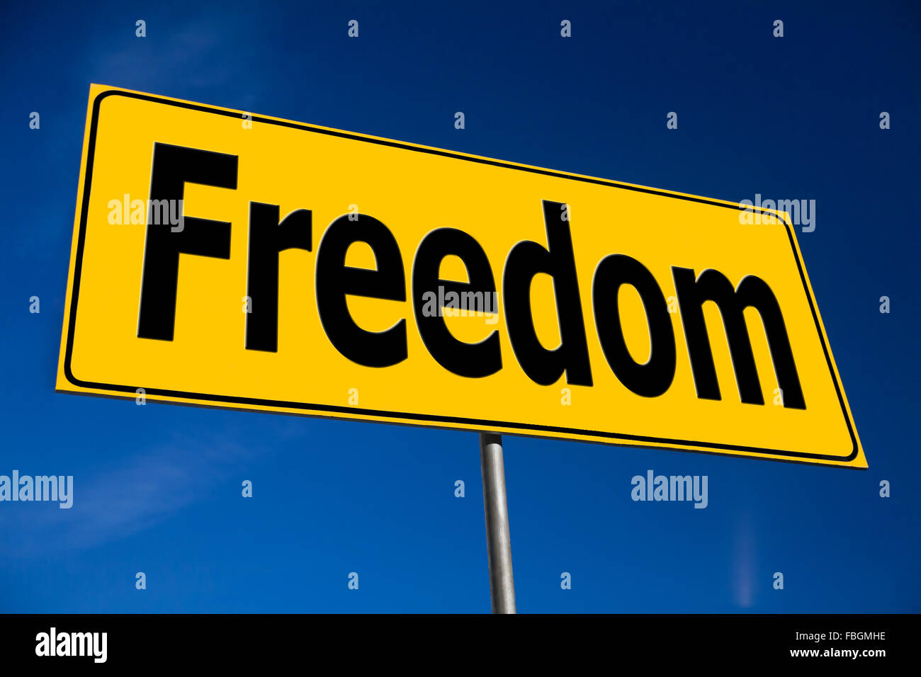 Yellow Freedom Sign Helo Jacket Yellow | Mister Freedom®