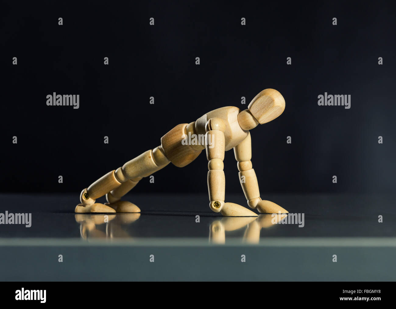 Human wood manikin Stock Photo - Alamy
