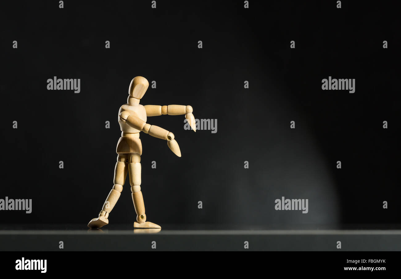 Human wood manikin Stock Photo - Alamy