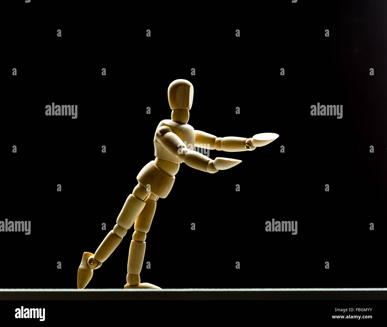 Dancing manikin wood model hi-res stock photography and images - Alamy