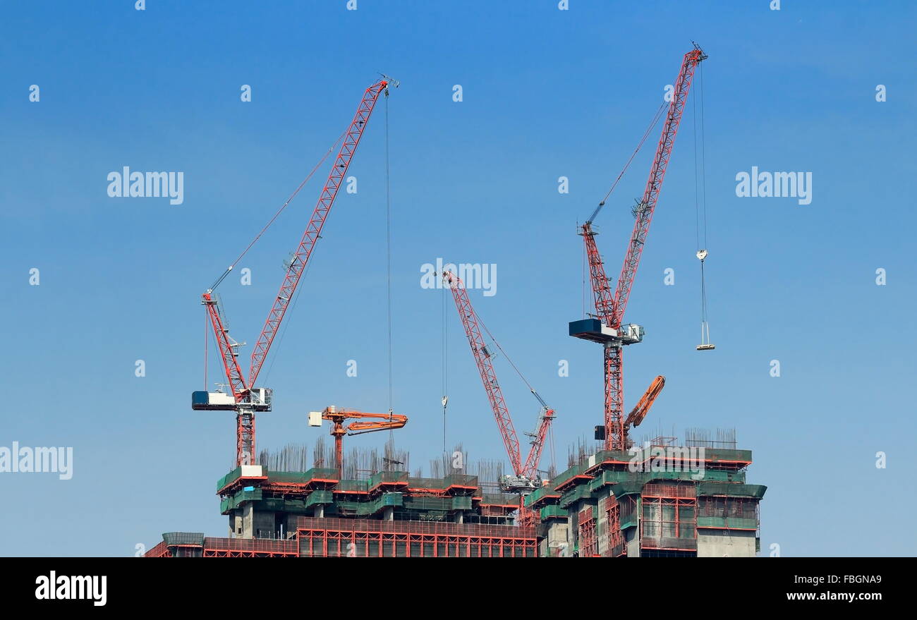 City building built on hi-res stock photography and images - Alamy