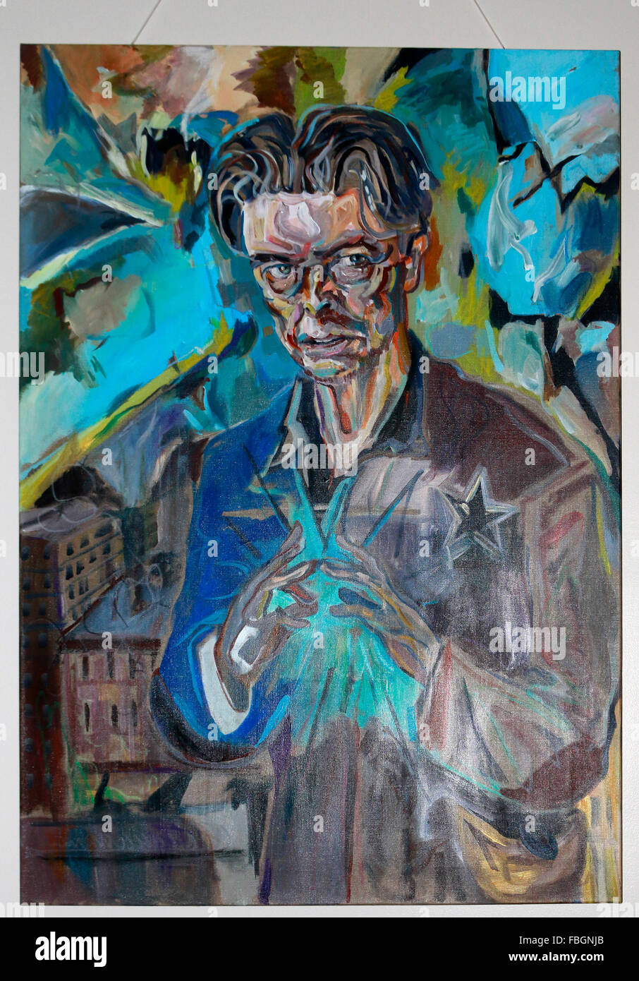 Kerzen, Blumen, Bilder: Trauer um den verstorbenen Rockstar David Bowie ...