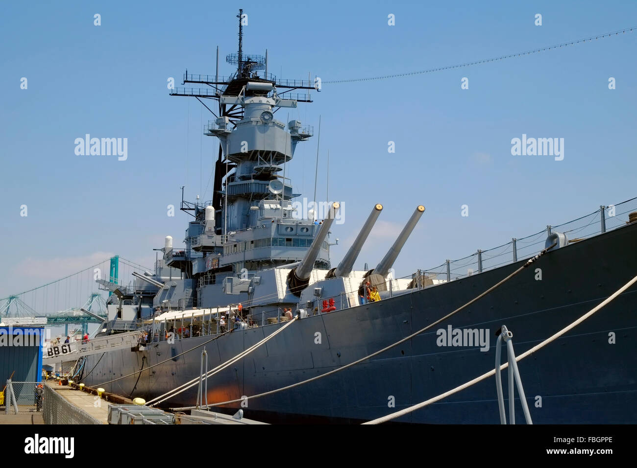 USS Iowa Maritime Museum Port of Los Angeles San Pedro California US ...