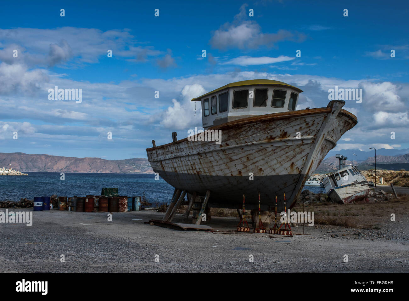 Old Commercial Fishing Boat Stock Photos & Old Commercial Fishing Boat ...