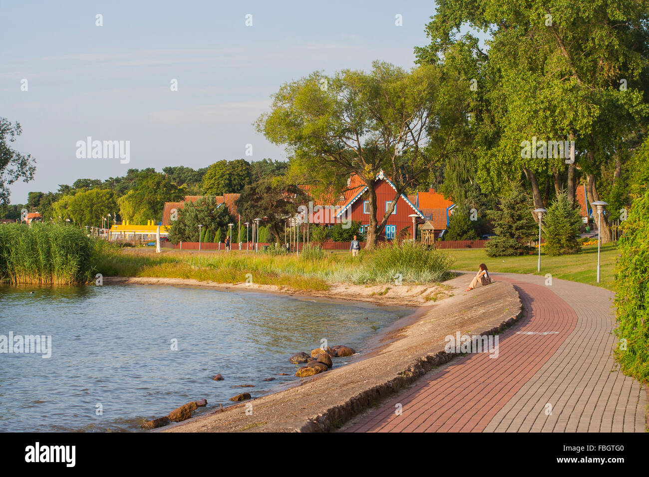 Curonian Lagoon in Nida, Lithuania Stock Photo - Alamy