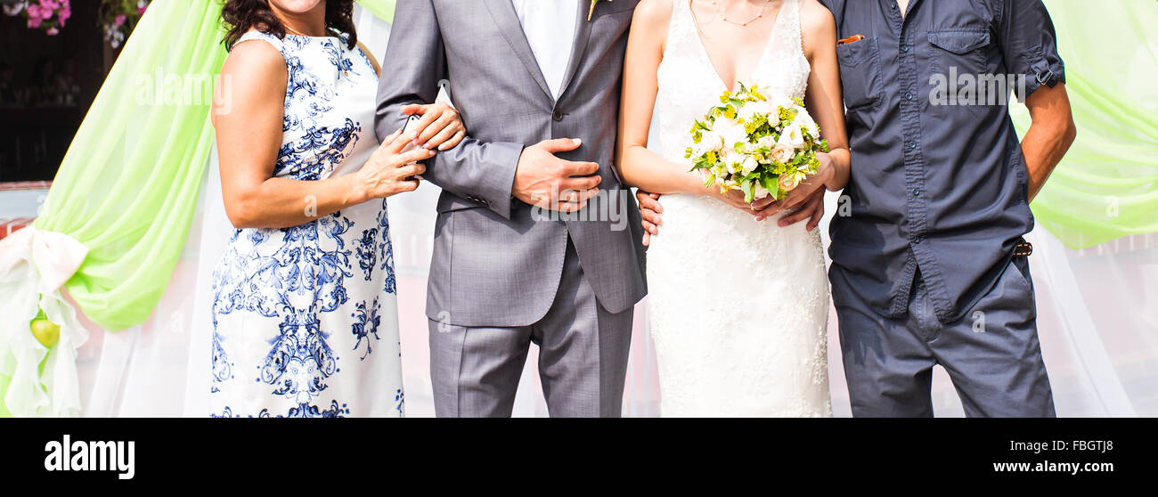 Wedding guests at the wedding ceremony Stock Photo - Alamy