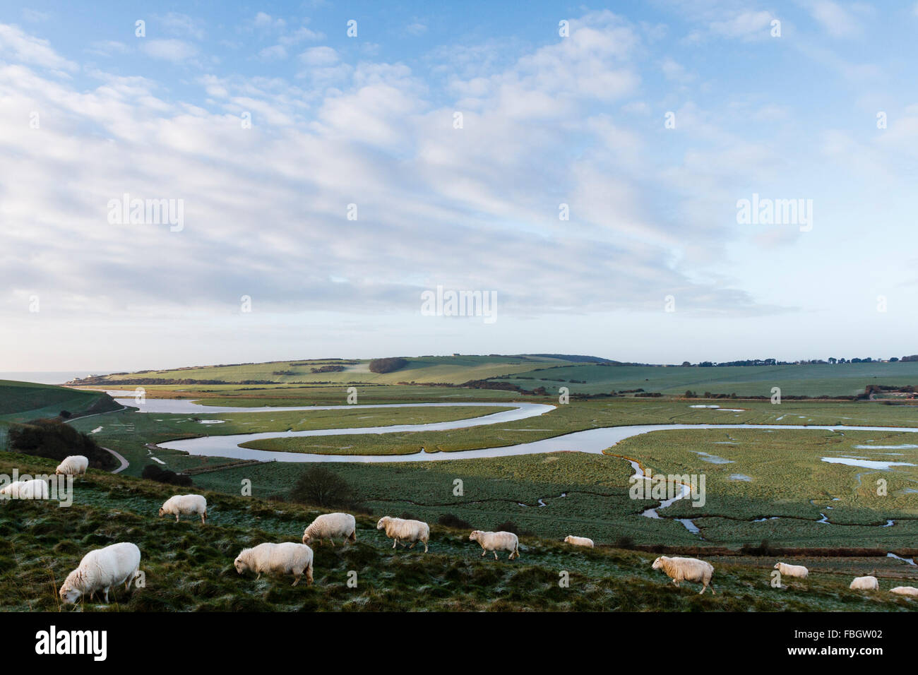 Cuckmere meanders hi-res stock photography and images - Alamy