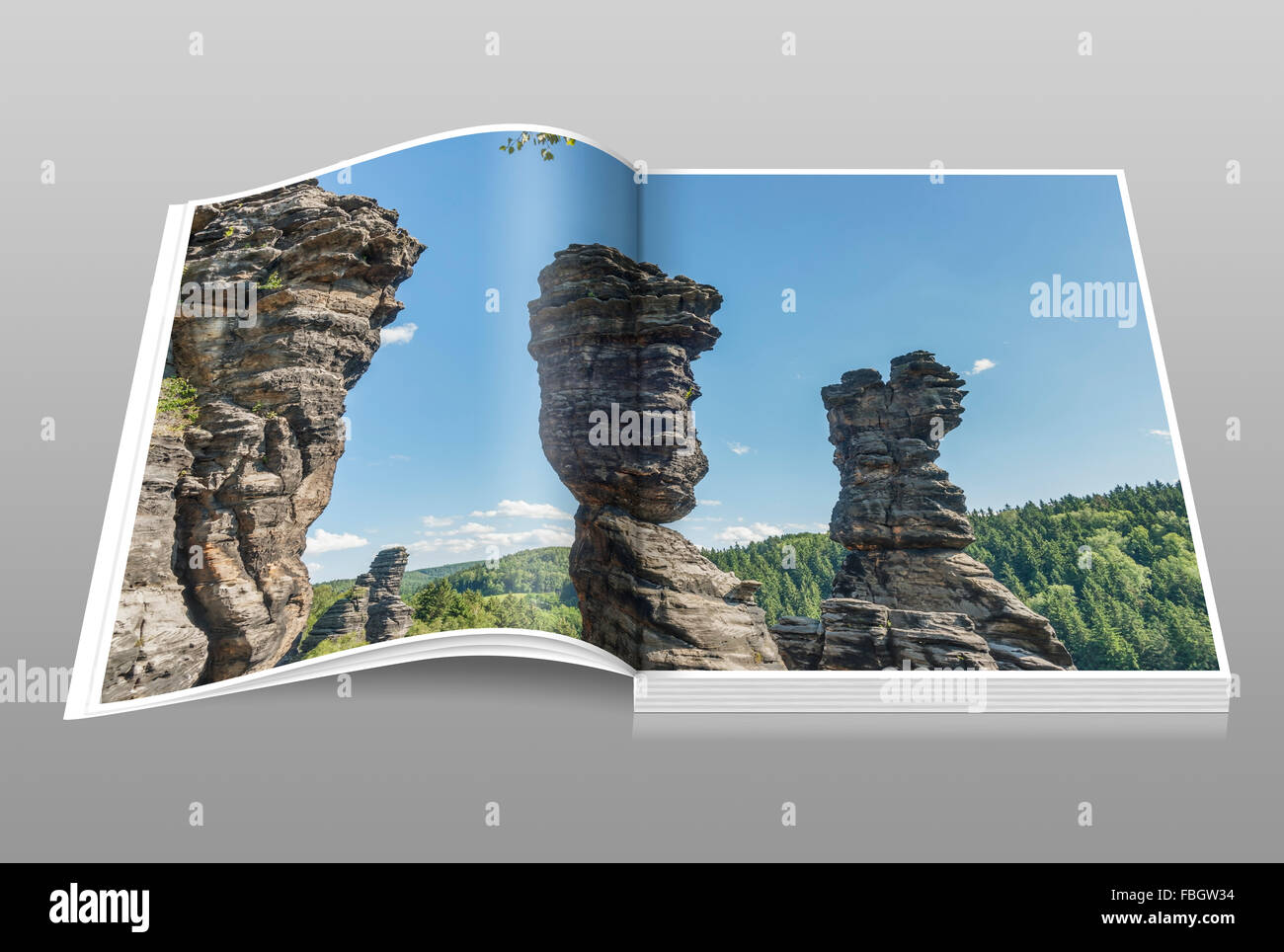 Pillars of Hercules are two free-standing rock towers, Rosenthal ...