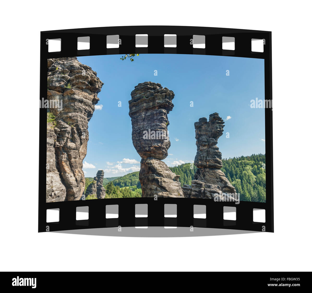 Pillars of Hercules are two free-standing rock towers, Rosenthal ...