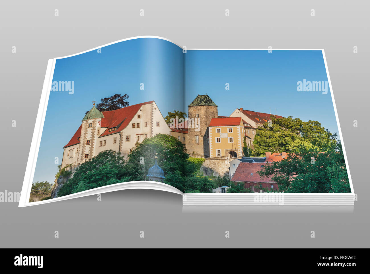 Hohnstein Castle is a Rock castle in the national park Saxon ...