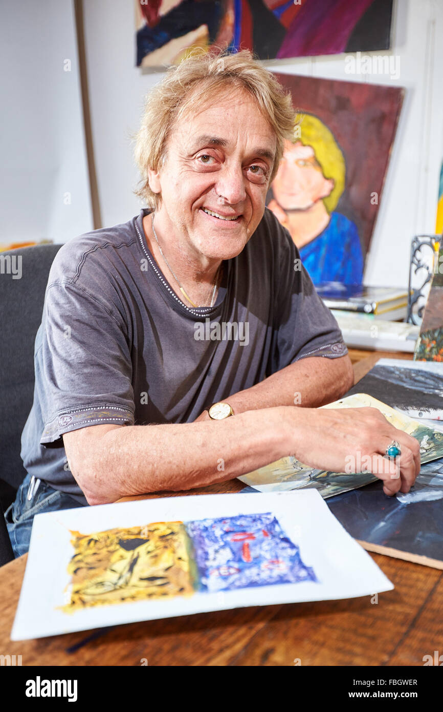 Artist Orde Levinson pictured in his studio Stock Photo - Alamy