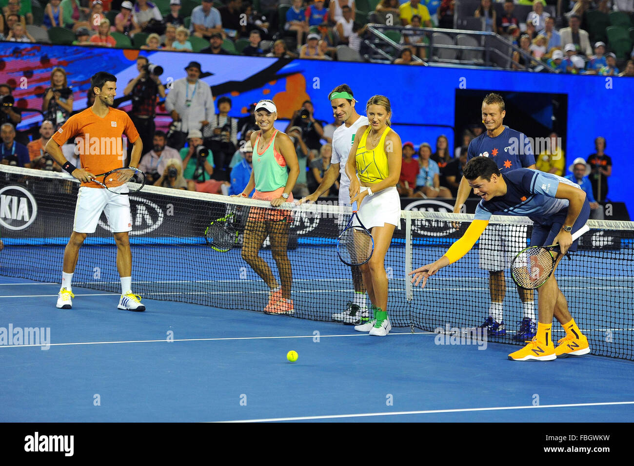 Melbourne, Australia. 16th Jan, 2016. 2016 Australian Tennis Open ...