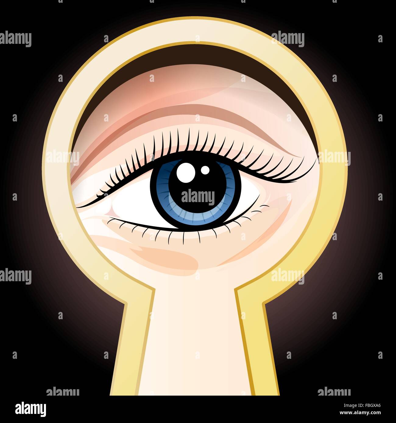 Keyhole eye hi-res stock photography and images - Alamy