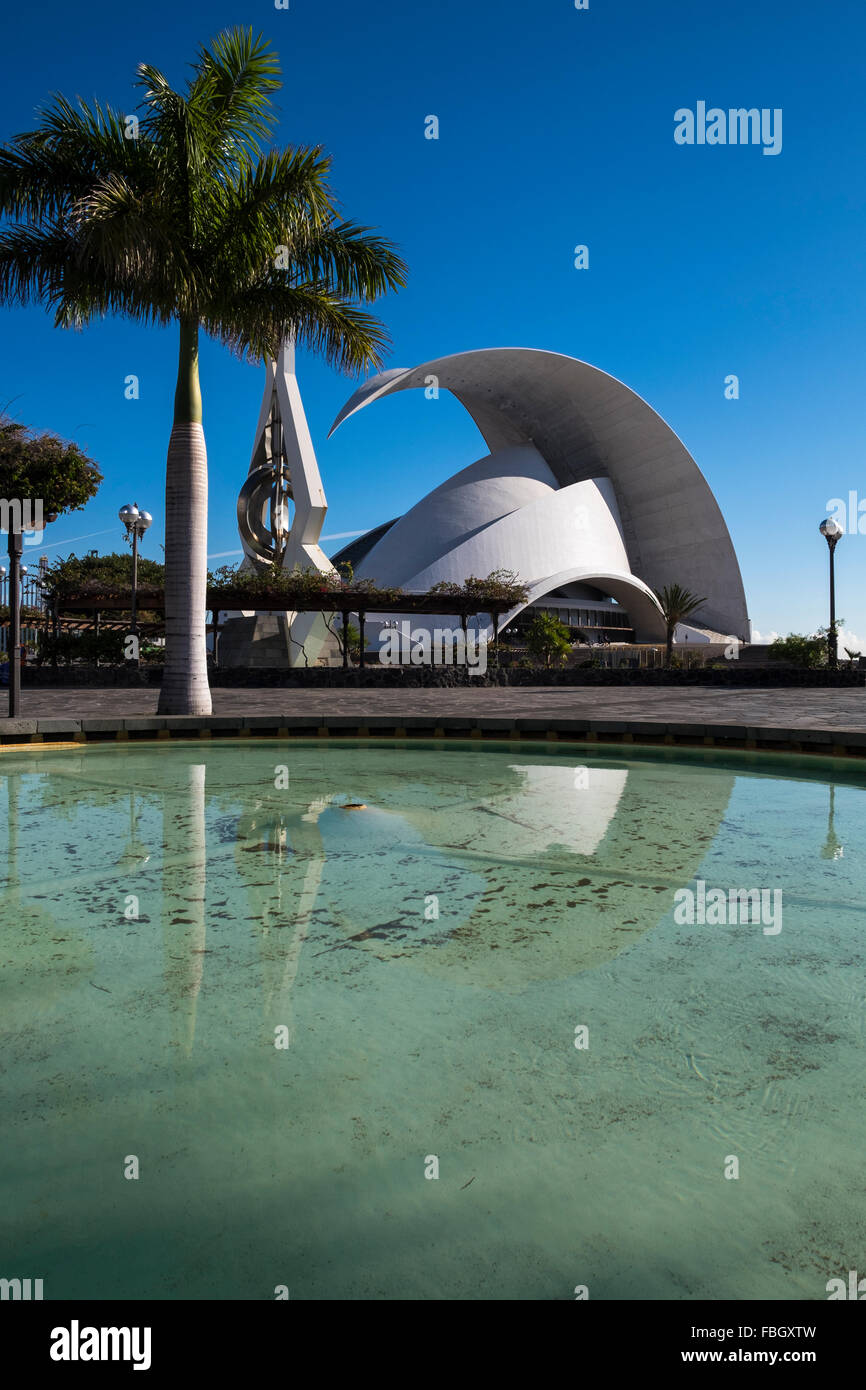 The Auditorio Adan Martin auditorium built by architect Santiago ...