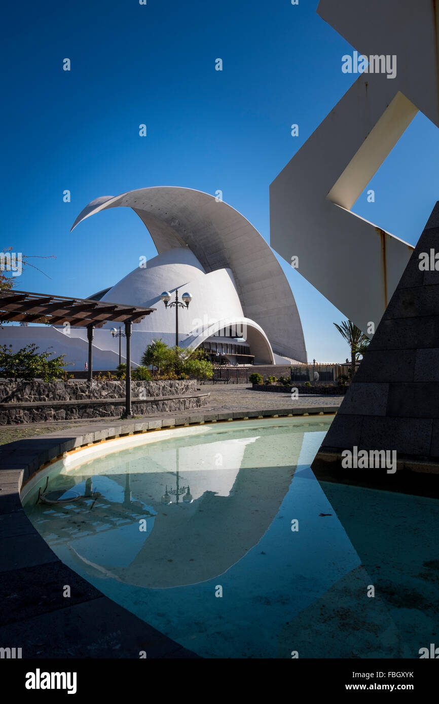 The Auditorio Adan Martin auditorium built by architect Santiago ...