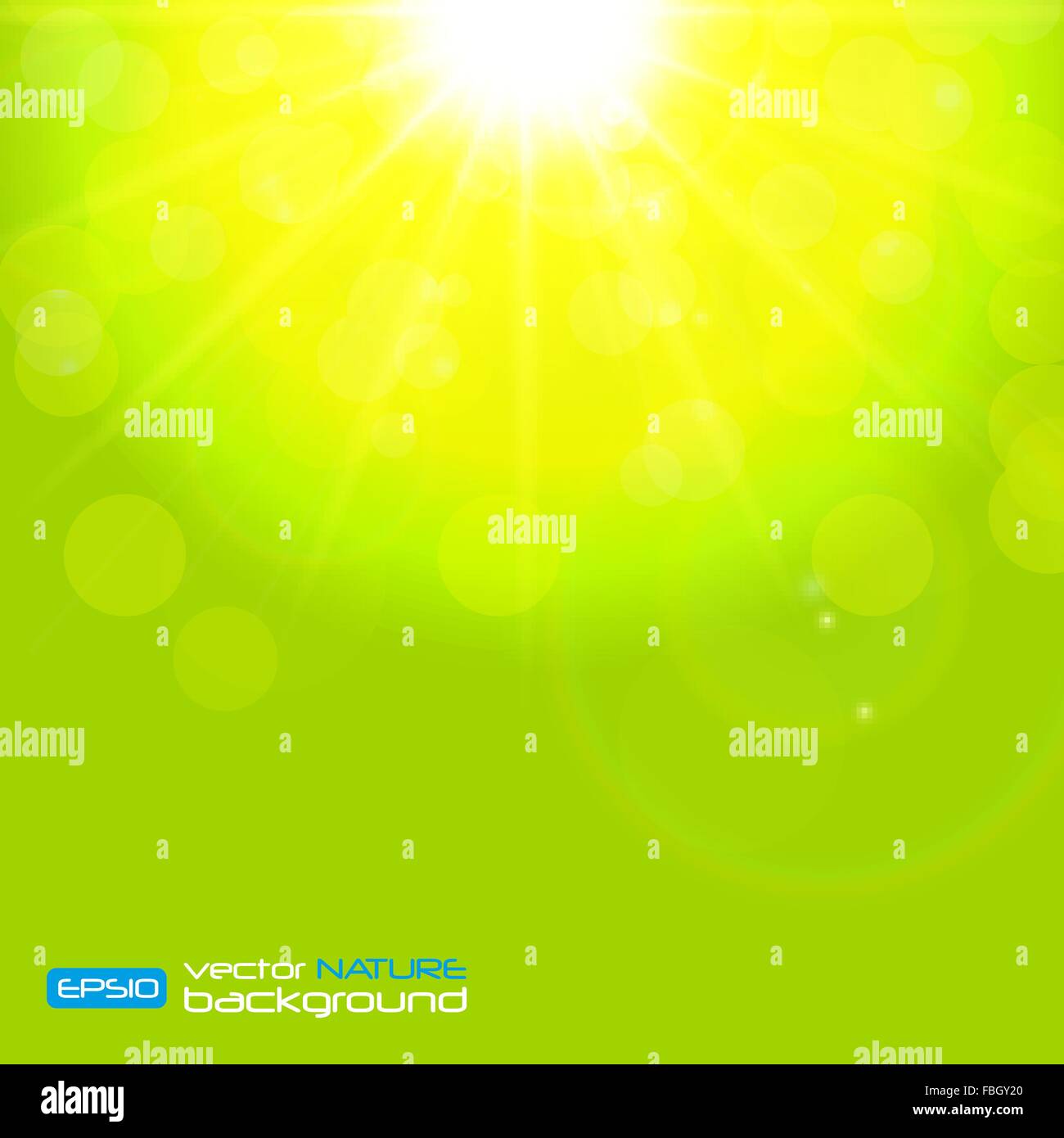 Natural Sunny Background Vector Illustration Stock Vector Image & Art ...