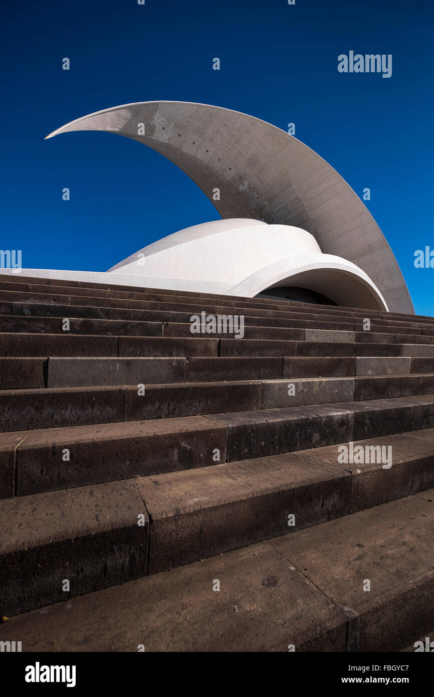 The Auditorio Adan Martin auditorium built by architect Santiago ...