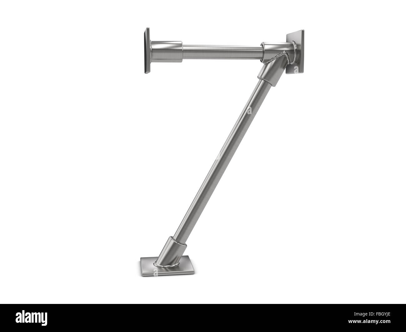 metal number Seven on a white background Stock Photo - Alamy