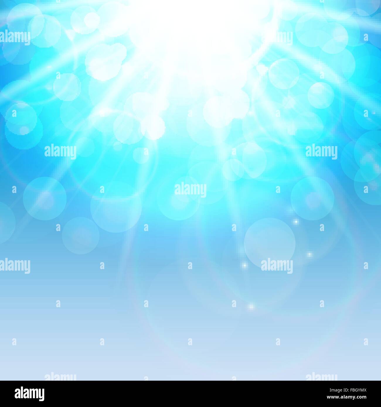 Natural Sunny Background Vector Illustration Stock Vector Image & Art ...