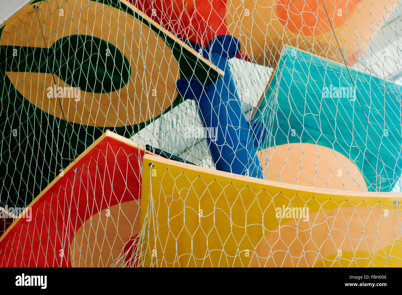 The Commons, playground areas climbing nets and platforms, in Columbus ...