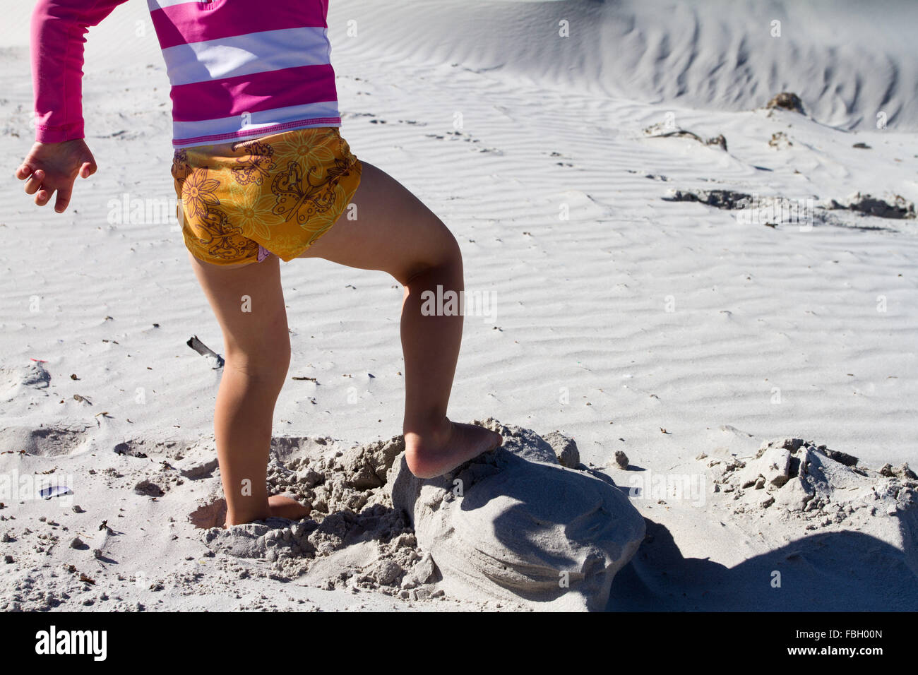 Kick child foot girl hi-res stock photography and images - Alamy