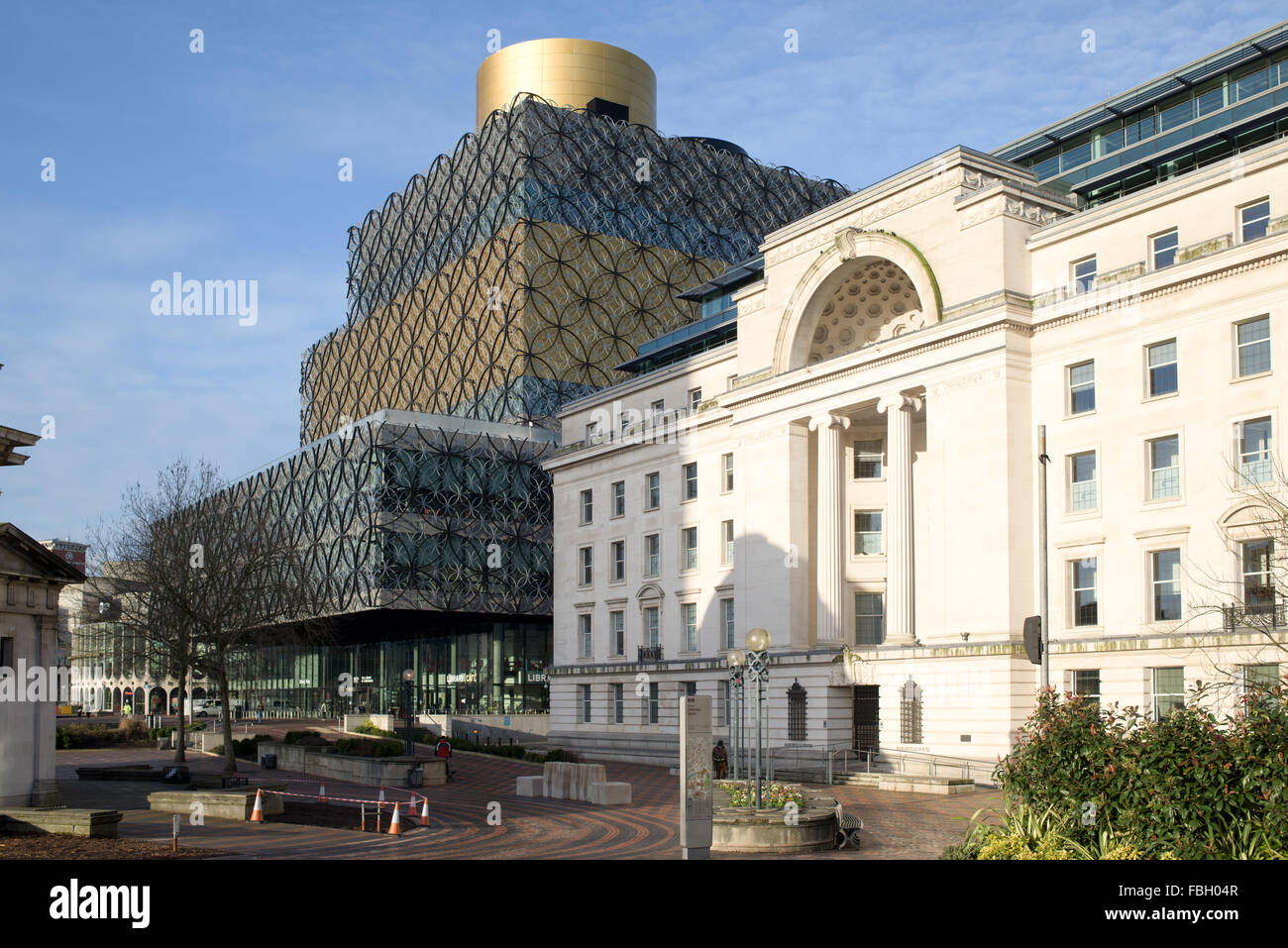 Birmingham Library and Baskerville House Centenary Square ,West Midlands,England,UK,EU Stock ...