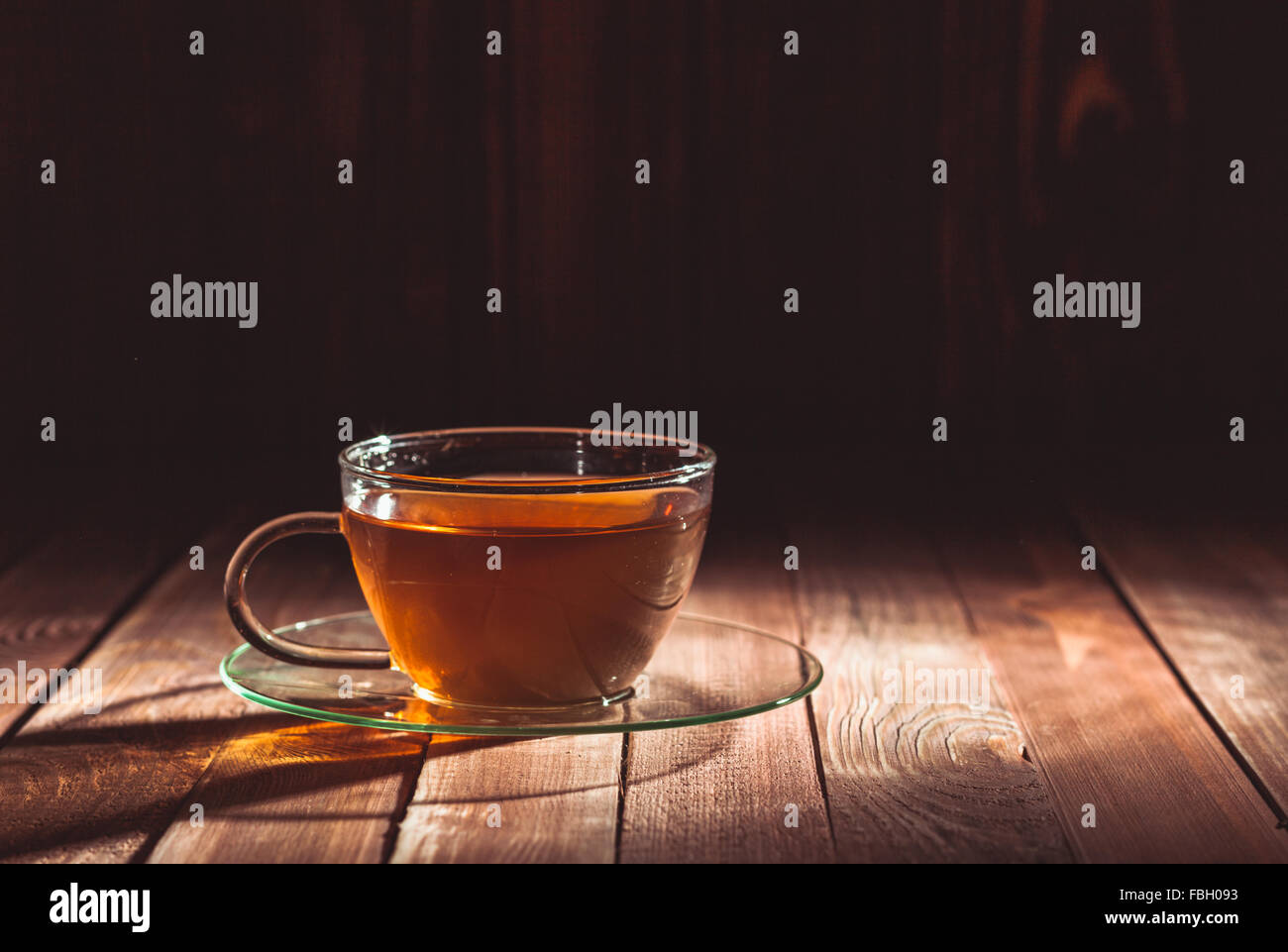 Glass cup of tea Stock Photo - Alamy