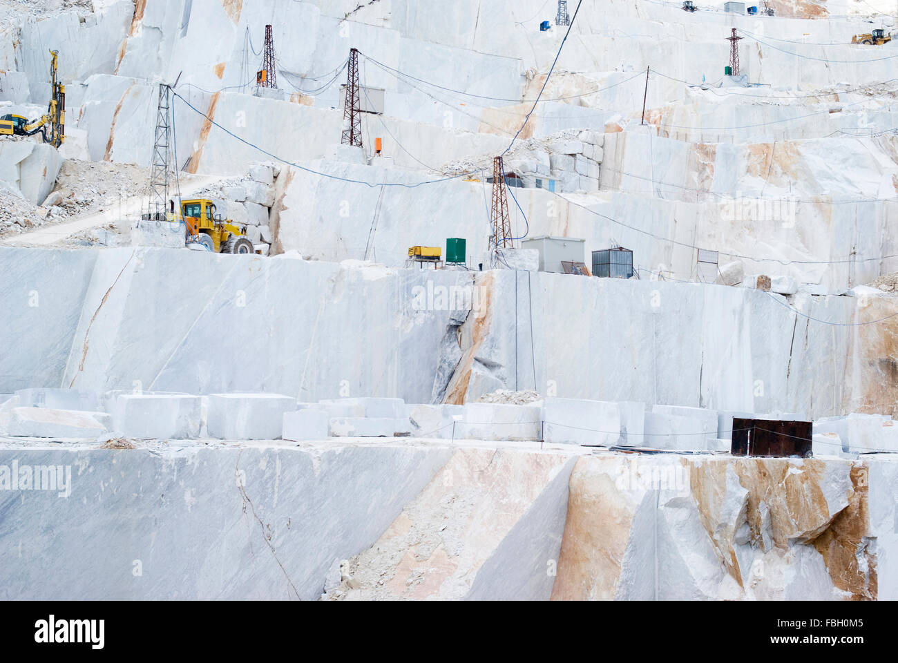 Marble quarry site in Carrara, Italy Stock Photo - Alamy