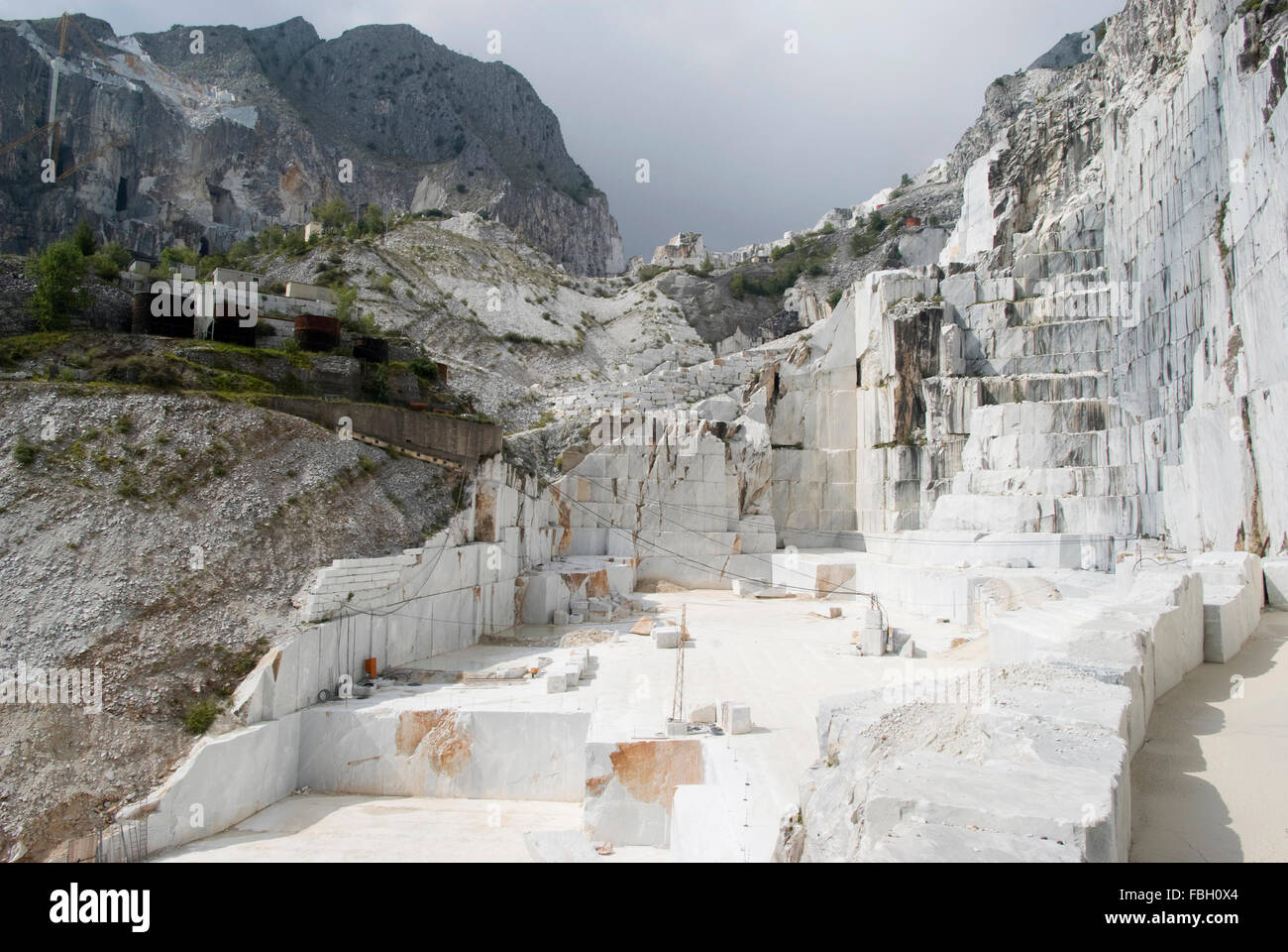 Marble quarry site in Carrara, Italy Stock Photo - Alamy