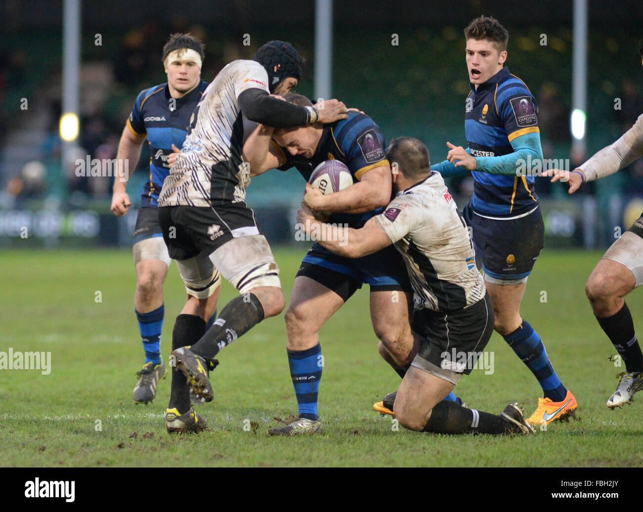 Sixways Stadium, Worcester, UK. 16th Jan, 2016. European Champions Cup ...