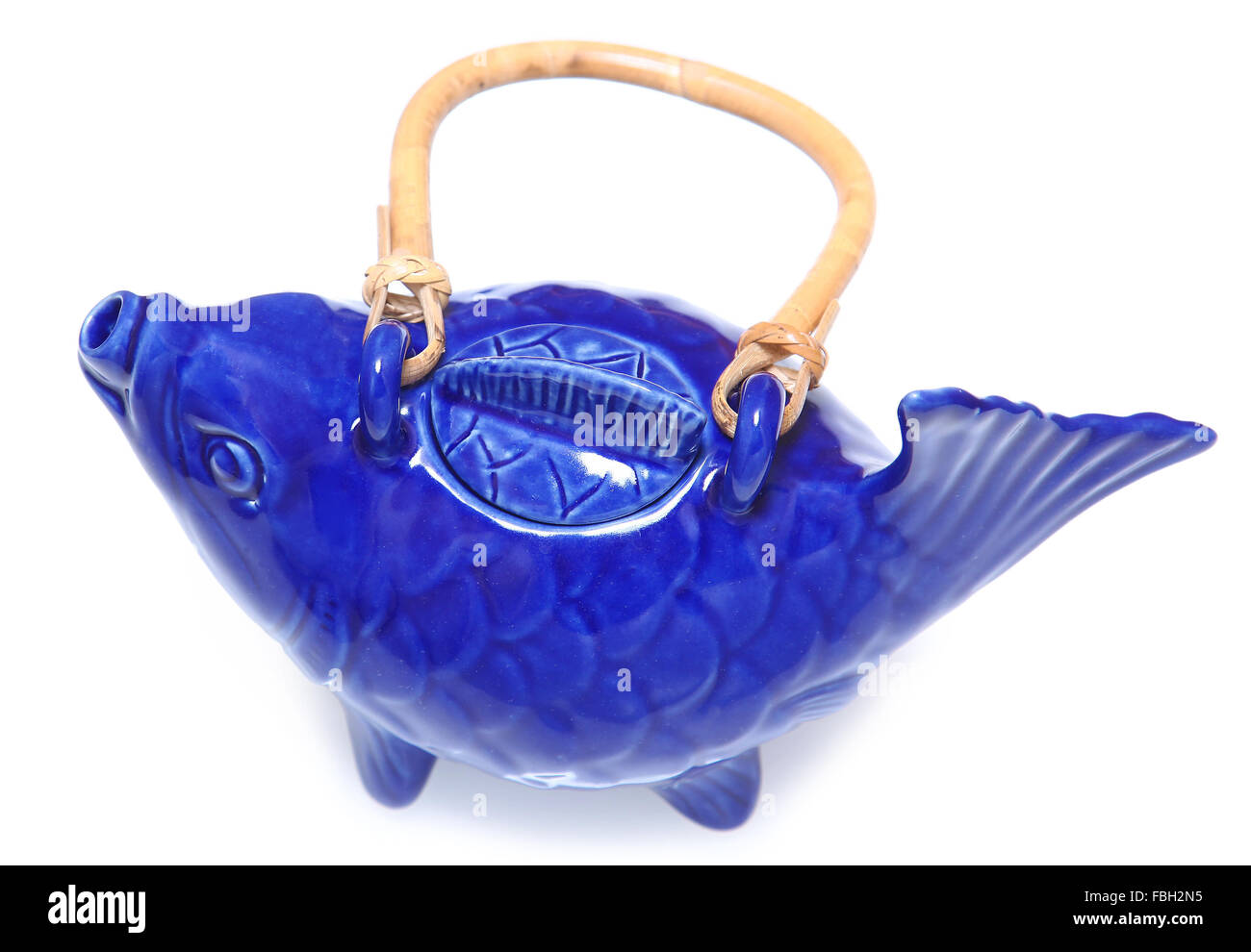 Fish closeup over white Cut Out Stock Images & Pictures - Alamy