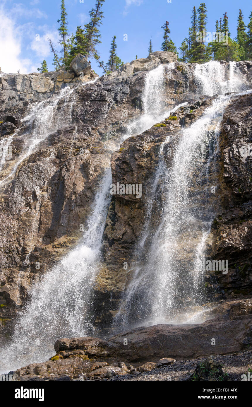 Tangle Creek Falls in Canada Stock Photo - Alamy