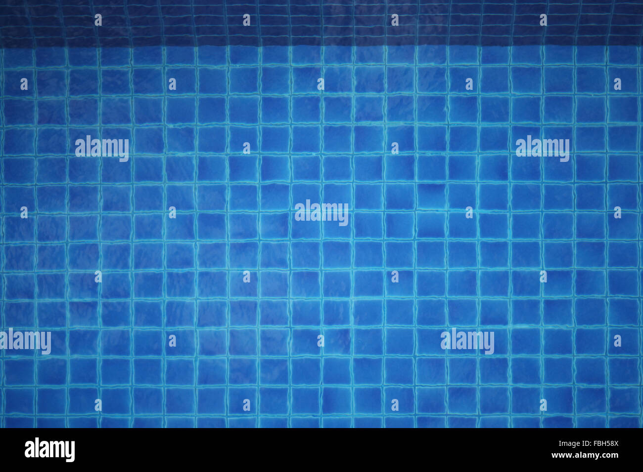 The bottom of a pool view from above through the water Stock Photo - Alamy