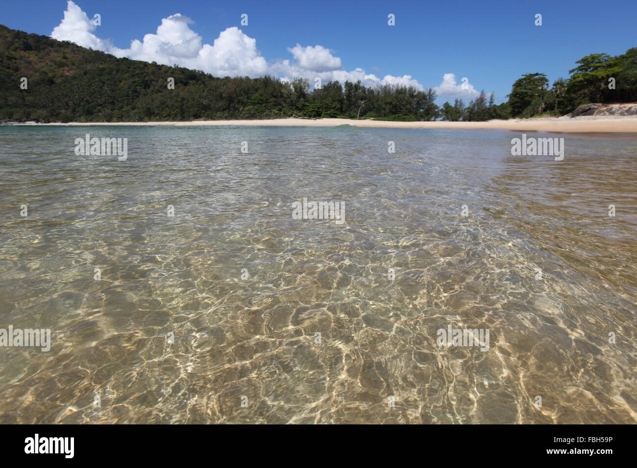 Beautiful tropical beach with transparent water, Thailand Stock Photo ...